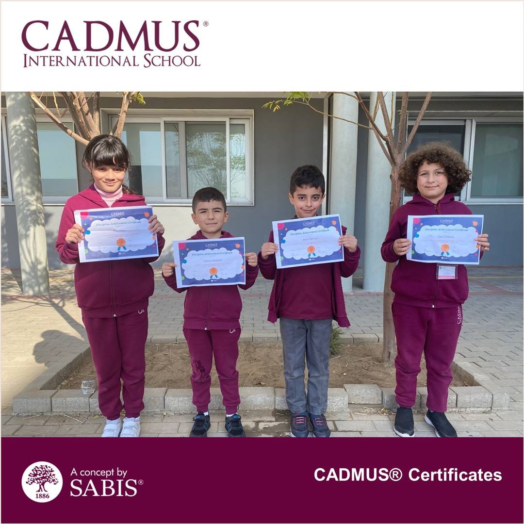 School Certificates - CADMUS® International School – Duhok